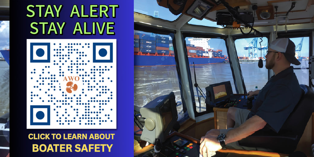 “Stay Alert, Stay Alive” Sticker – Pilot’s View of the Waterway – Moxie ...