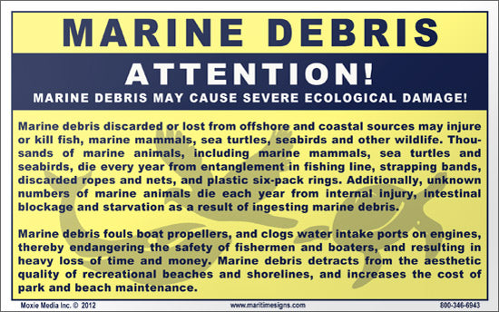 A Complete Marine Debris Signs Package – Moxie Training
