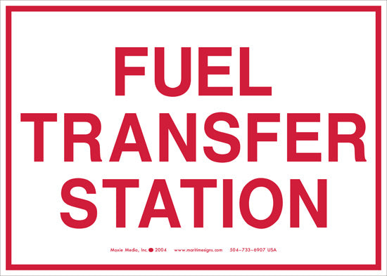 Fuel Transfer Station 5" x 7" Vinyl Sticker – Moxie Training
