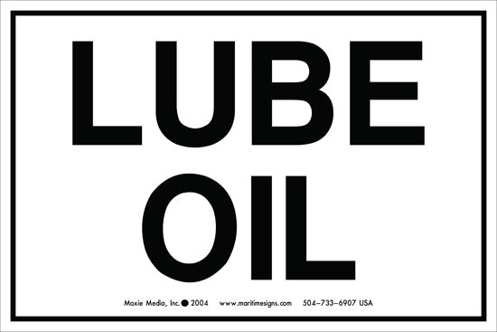 Lube Oil 4" x 6" Vinyl Sticker – Moxie Training