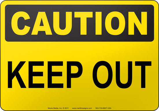 Caution: Keep Out – Moxie Training