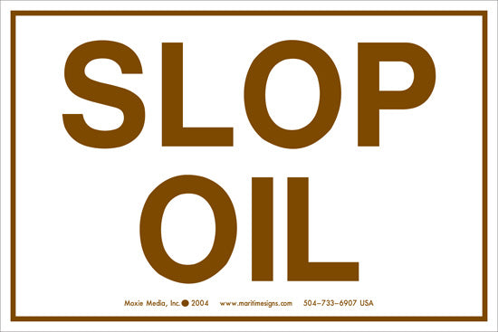 Slop Oil 4" x 6" Vinyl Sticker – Moxie Training