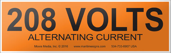 Voltage Rating: 208 Volts – Moxie Training