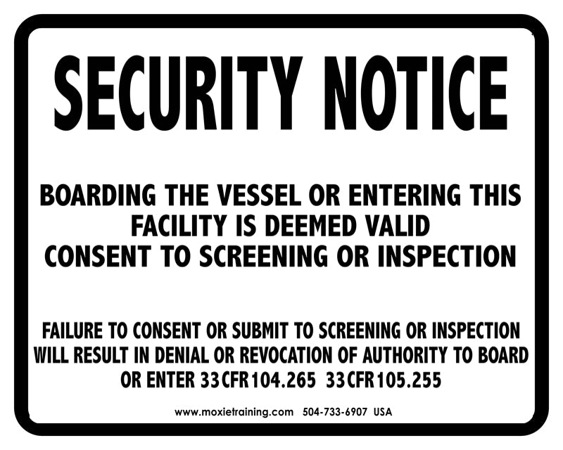 Maritime Signs – Moxie Training